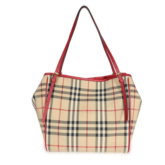 Burberry | Bags | Burberry Honey Parade Red Horseferry Check Small ...